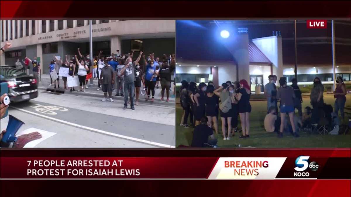7 arrested during protest demanding justice for Isaiah Lewis