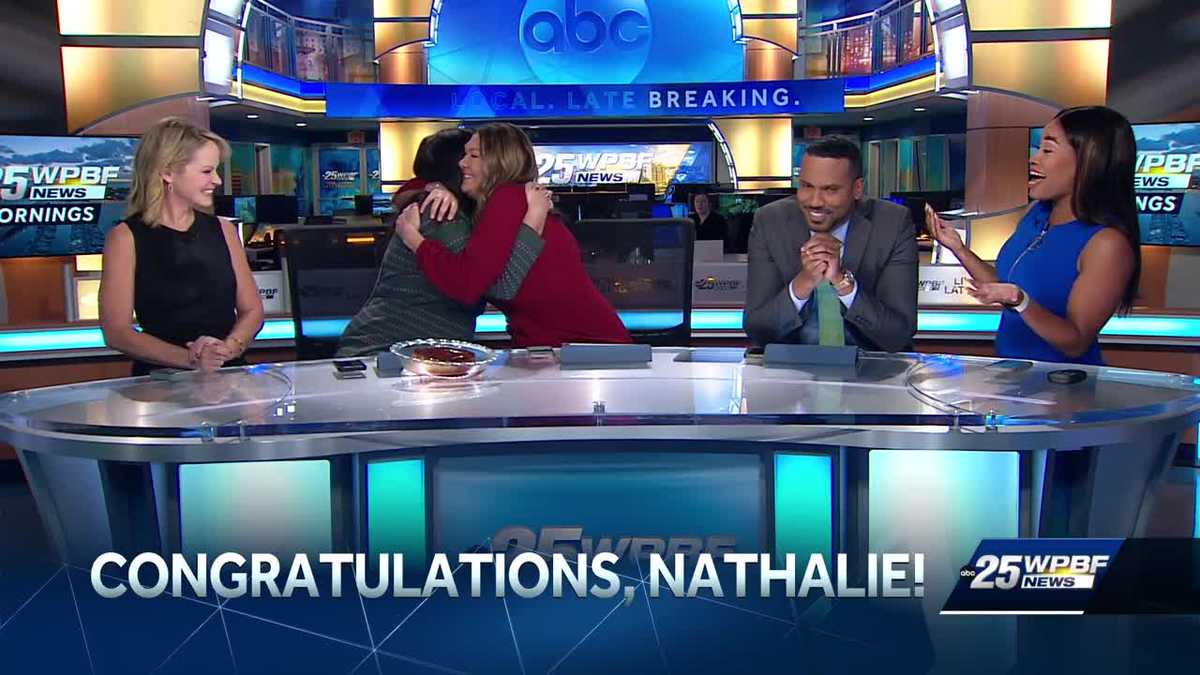 Congratulations, Nathalie! WPBF 25 News Mornings anchor Nathalie Pozo ...
