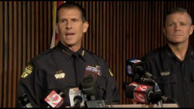 Full video: OPD chief says woman was hit by officer's bullet