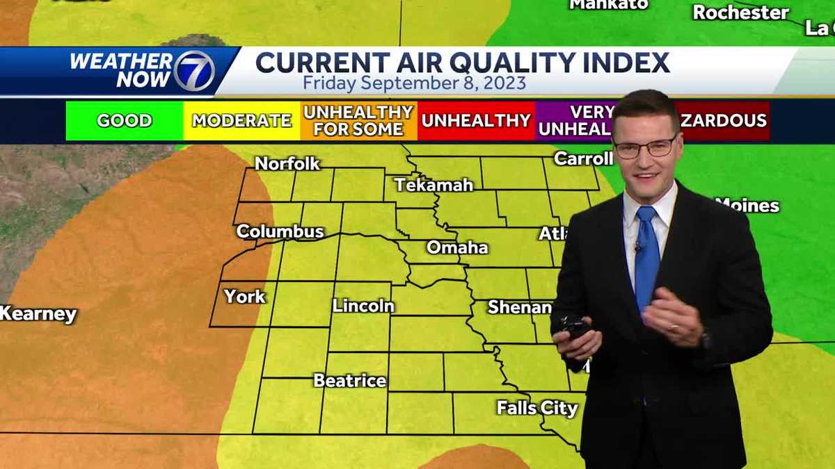 Omaha morning weather forecast for Friday, September 8