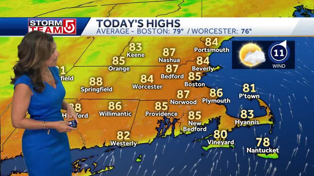 Video: Less muggy for Thursday
