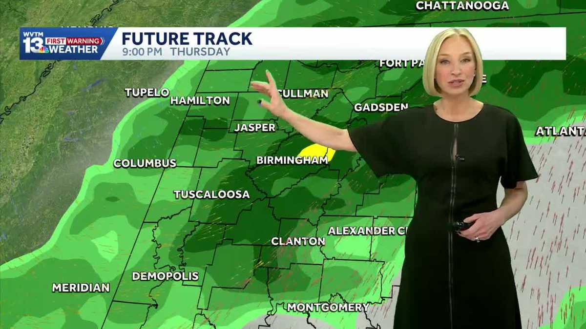 Alabama's Weather Forecast: Warming up with rain late this week
