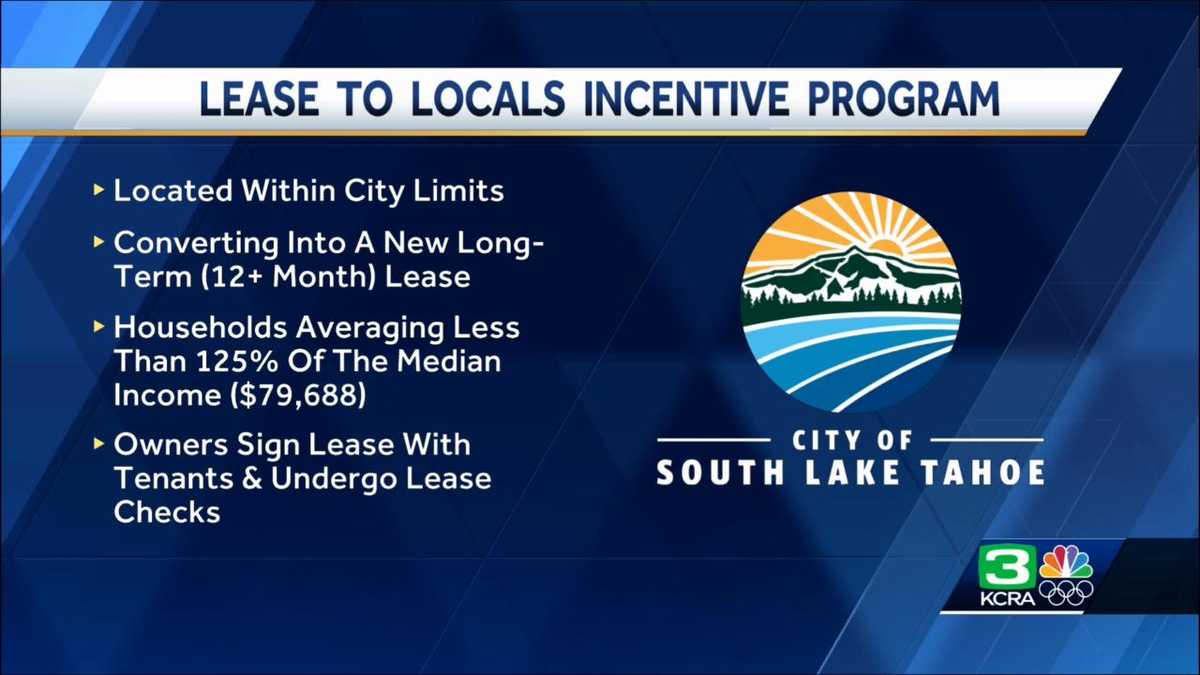 Lease to Locals housing program encourages long-term rentals