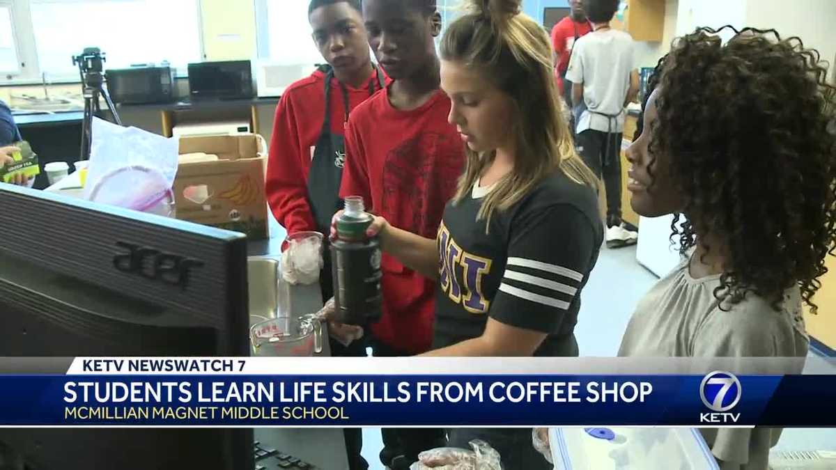 Students learn life skills from coffee shop