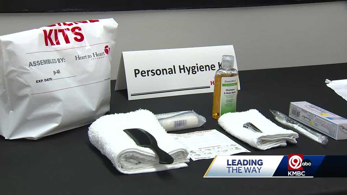 Volunteers pack thousands of hygiene kits to send to Israel, Gaza