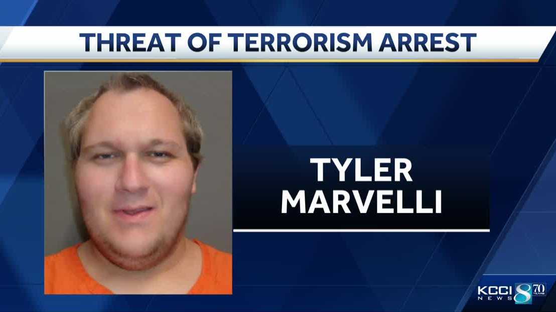 Iowa crime: Tyler Marvelli, of Waukee, allegedly threatened to 'shoot ...