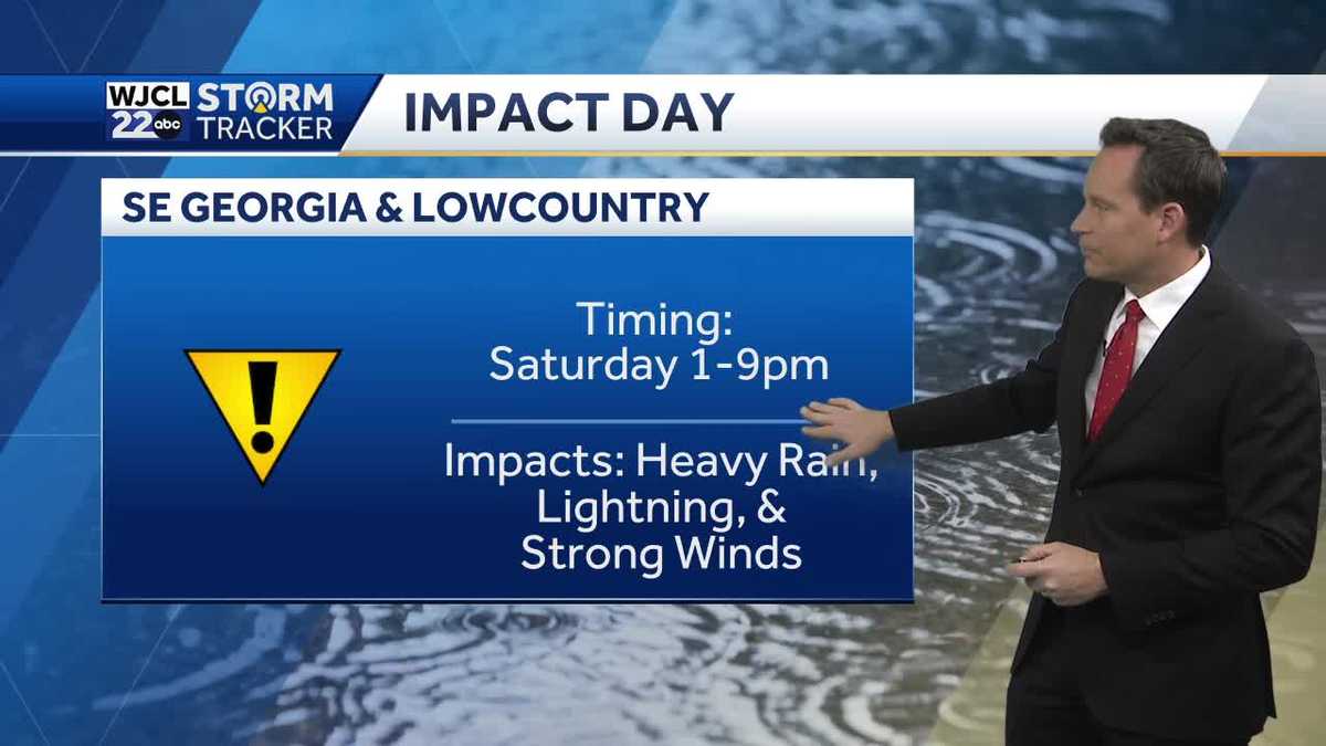 Impact Weather Day Saturday: Thunderstorms, severe weather threat