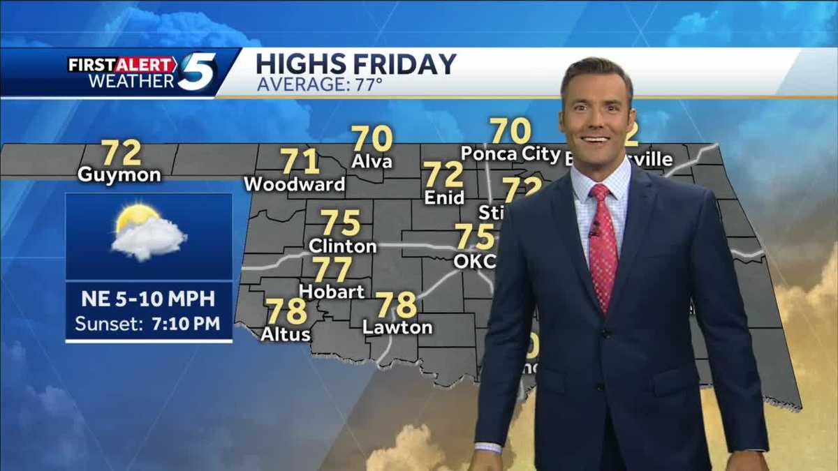 FORECAST: Nice today, storms Saturday