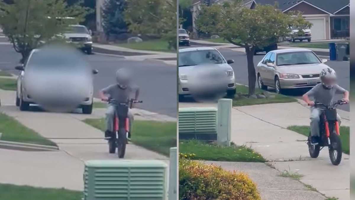Video shows car jump curb, chase down child on sidewalk; driver arrested