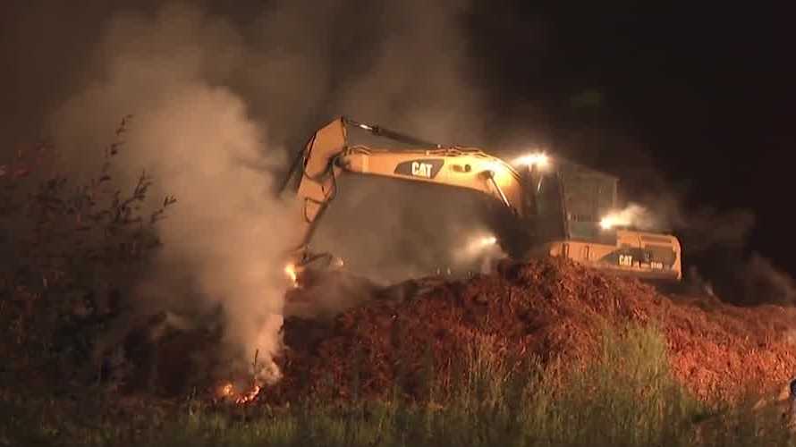 'Spontaneous combustion' sparks fire at Epping waste facility