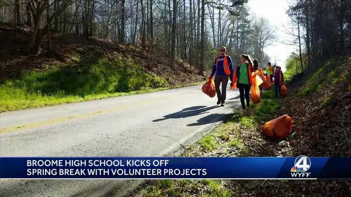 Upstate students kicks off spring break with volunteer projects