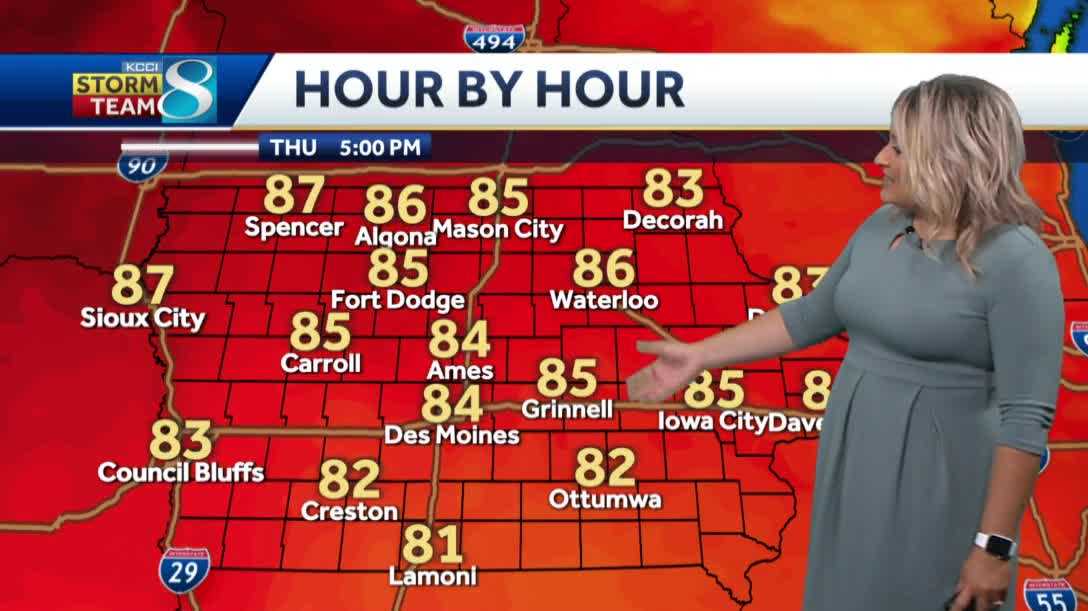 A gorgeous Thursday forecast on tap