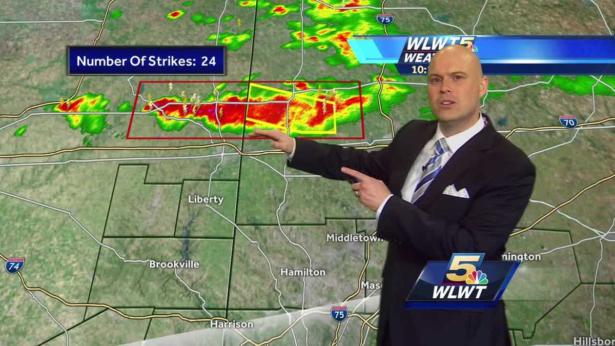 Northern storms setting up a light show for some