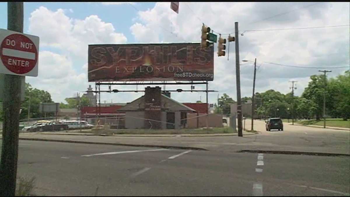 'Syphilis Explosion' billboard raises eyebrows