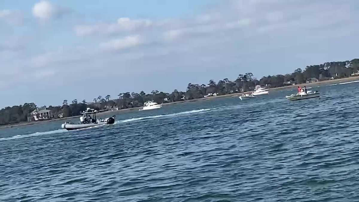 Runaway boat recovery caught on camera