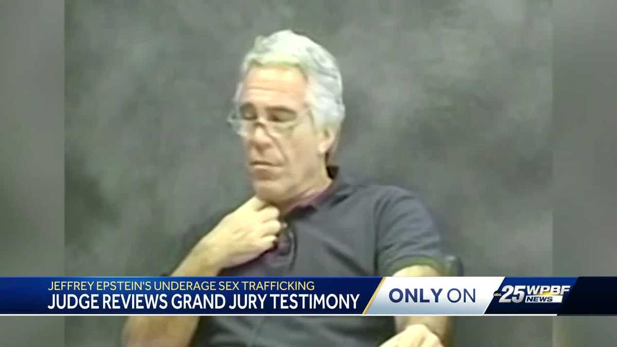Palm Beach County judge deciding on releasing Epstein testimony