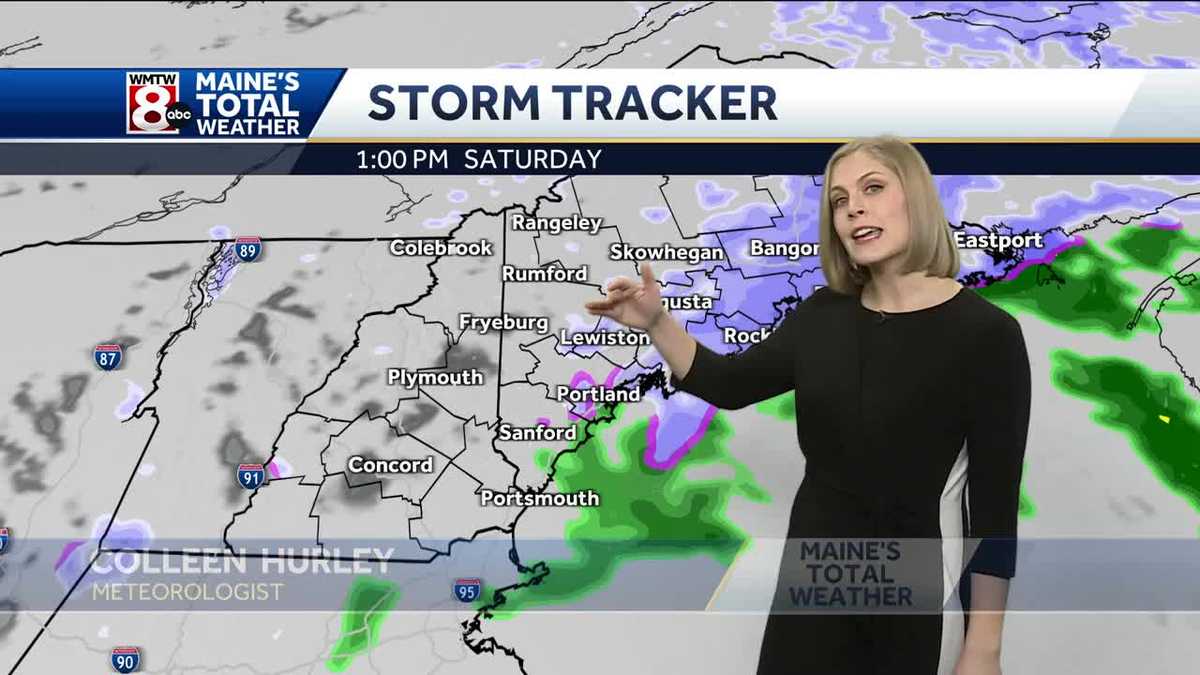 Rain and snow today, sunshine returns tomorrow