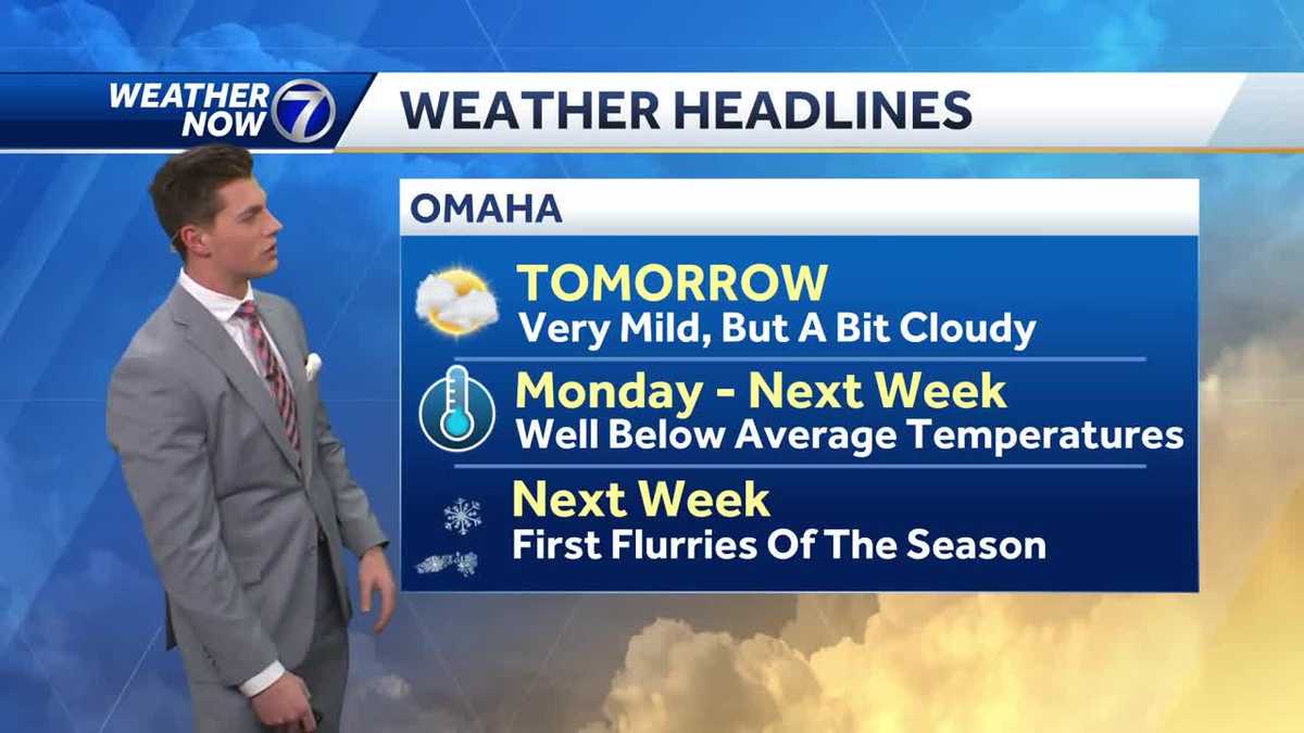 Mild tomorrow, much colder next week