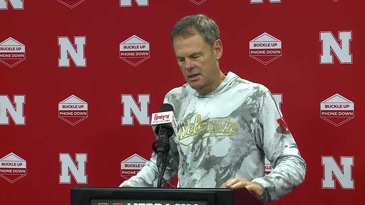 Nebraska volleyball coach John Cook gives update on Huskers