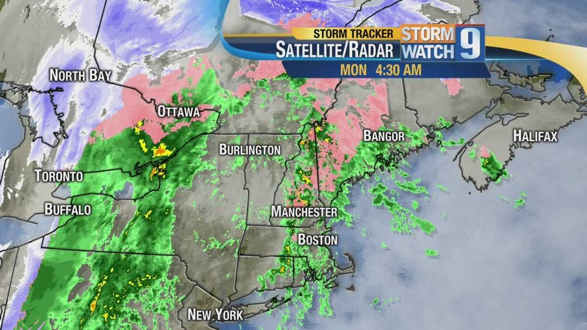 Rain, cold make for icy Monday morning