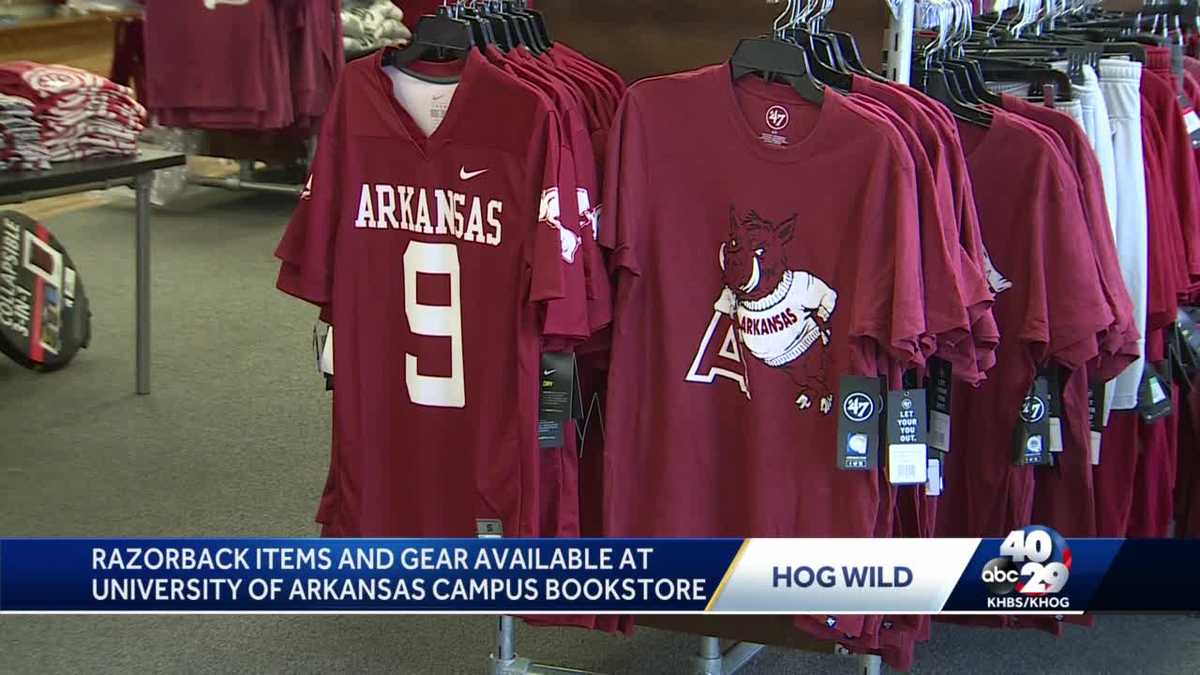 Razorback items and gear available at University of Arkansas Campus ...