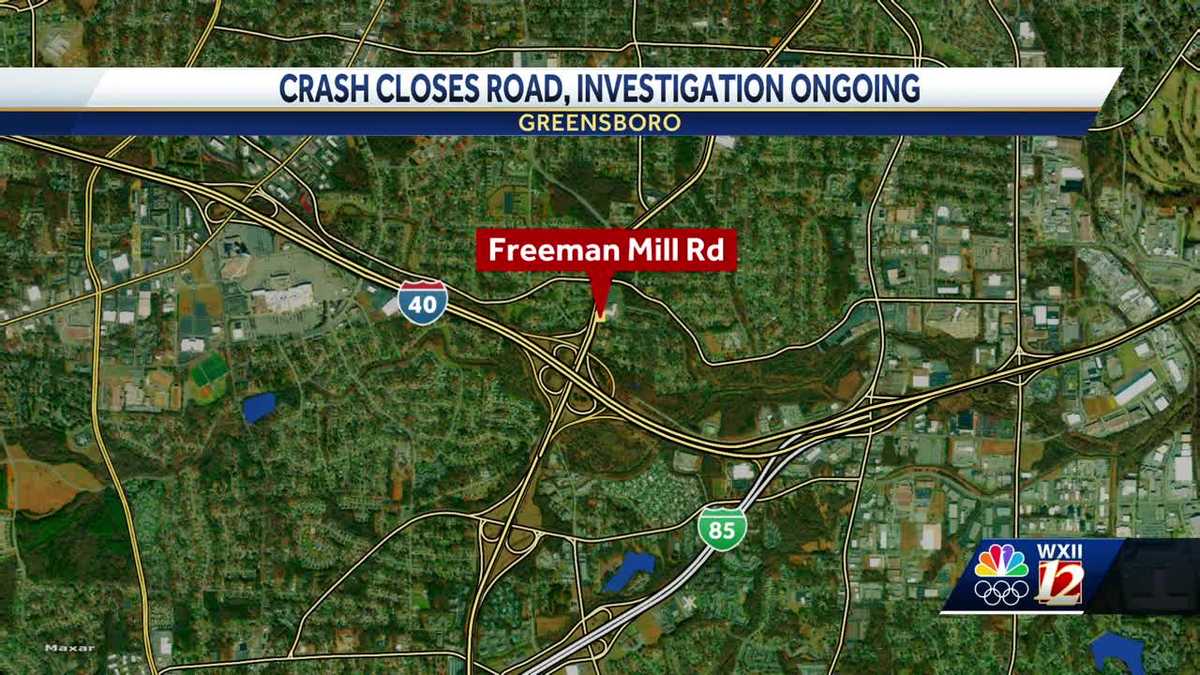 North Carolina: Greensboro police shut down all lanes at 40 eastbound and Freeman Mill Road due ...