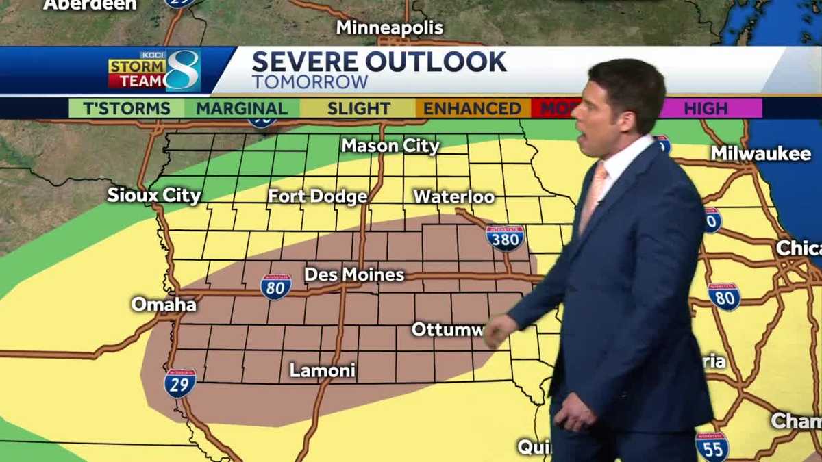 Wind, hail and isolated tornadoes possible Thursday