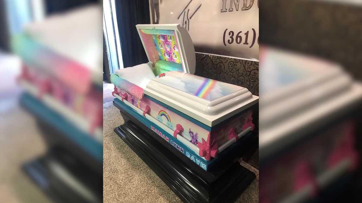 4-year-old found dead to be buried in casket ﻿colored with rainbows ...