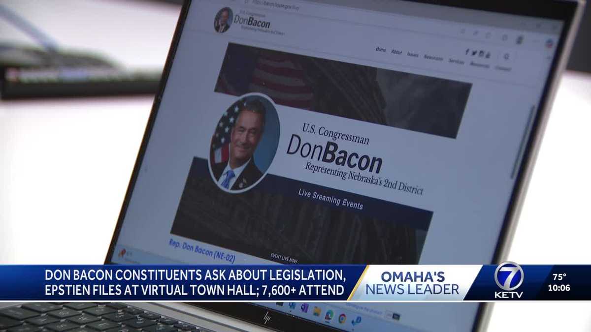 More than 7,600 attend virtual Don Bacon town hall