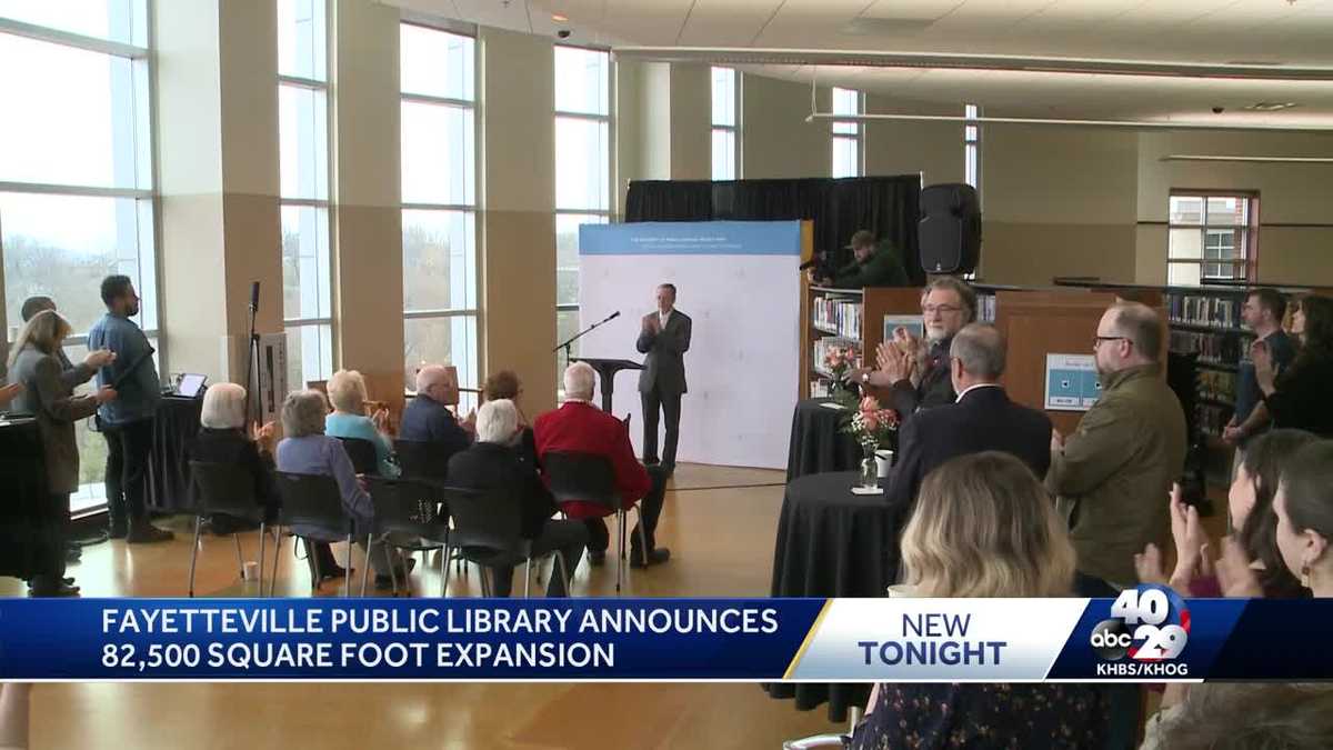 Fayetteville Public Library gets donation to help with expansion