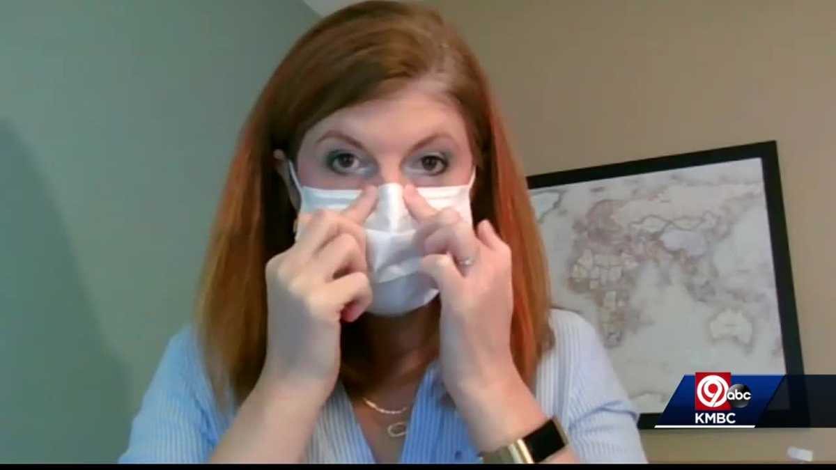 Nurse offers tips on wearing face masks properly