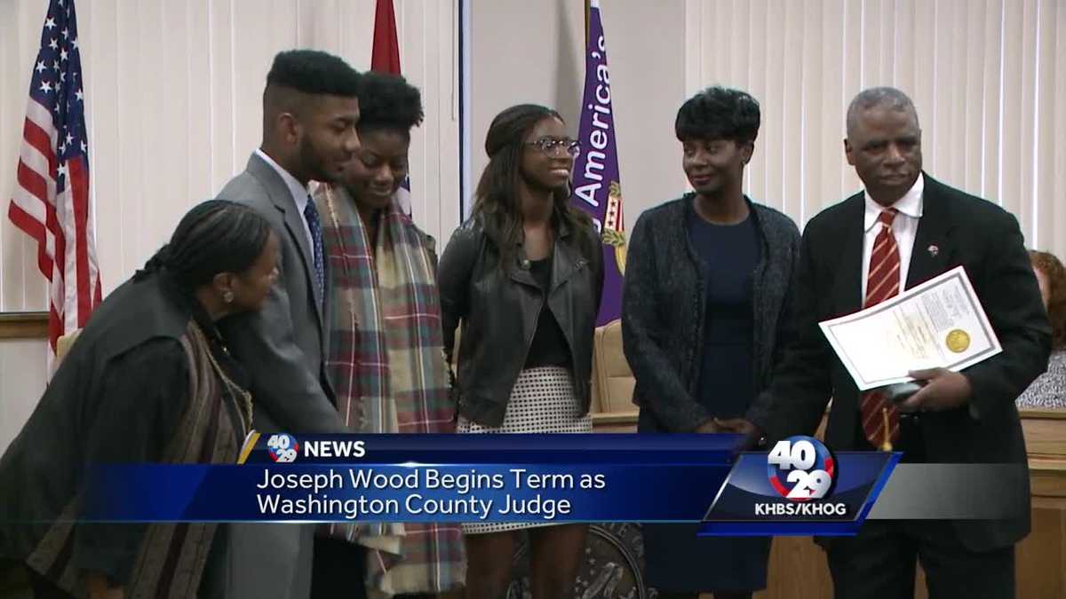 Washington County Judge Joseph Wood sworn in