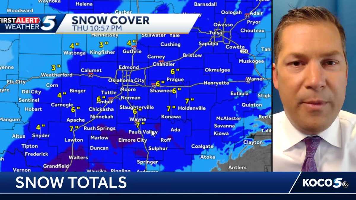 Snow Totals from around the state