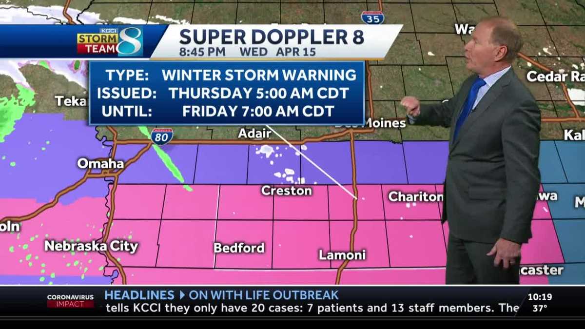 Winter weather advisory, storm warning to bring inches of snow