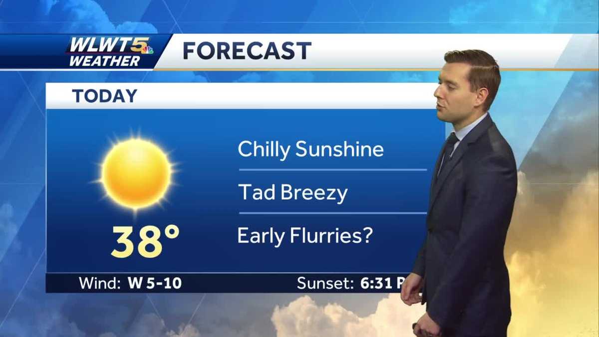 Dry and cold Saturday