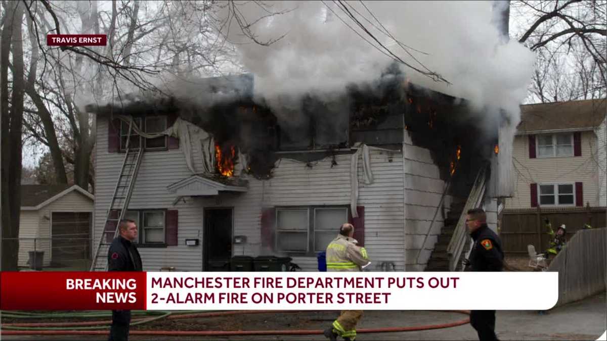 Crews put out fire at Manchester home
