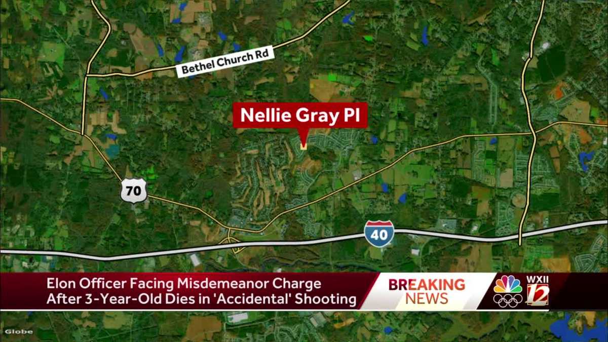 Elon police officer charged after son's accidental shooting death