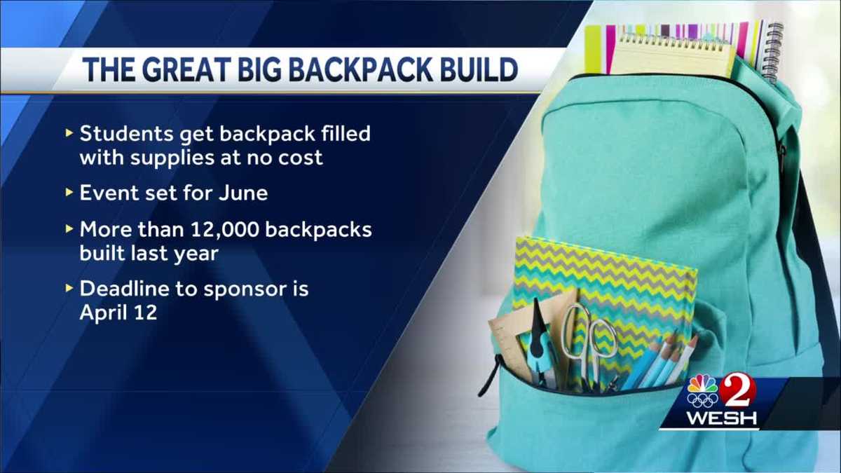 The Great Big Backpack Build helps thousands of students in Orange ...