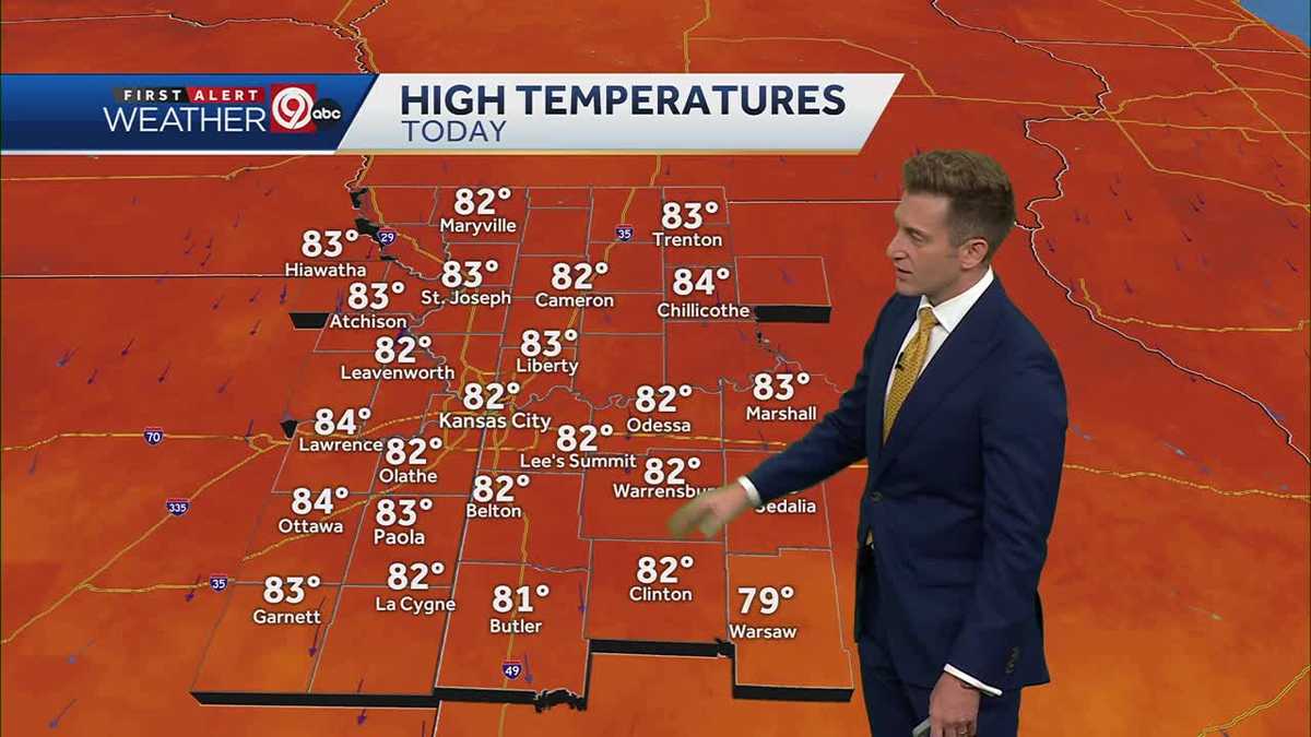 More comfortable conditions for Friday