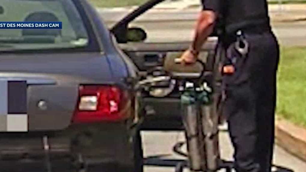 Timely action by fire, police stops car fire before it turns tragic