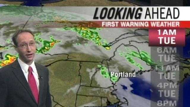 Meteorologist Paul Janus' Monday forecast