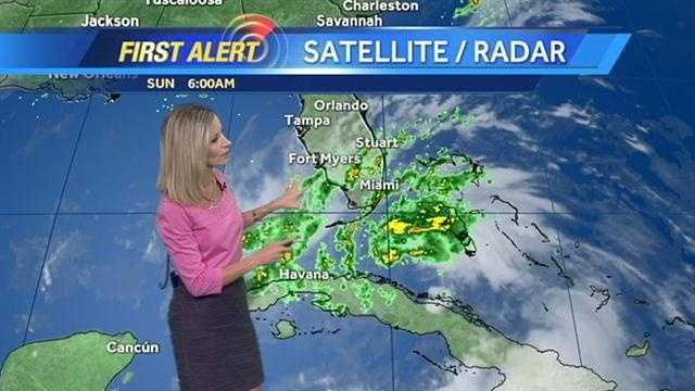 Tropical Storm Isaac latest projected path