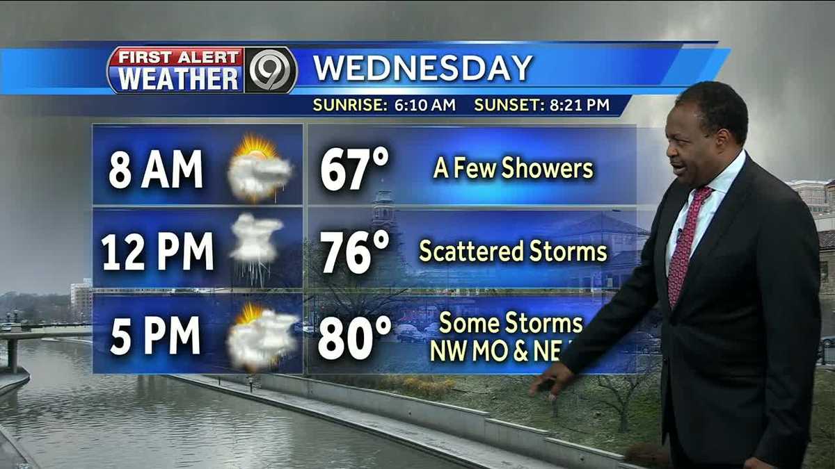 First Alert: Stay weather-aware Wednesday. Severe storms possible