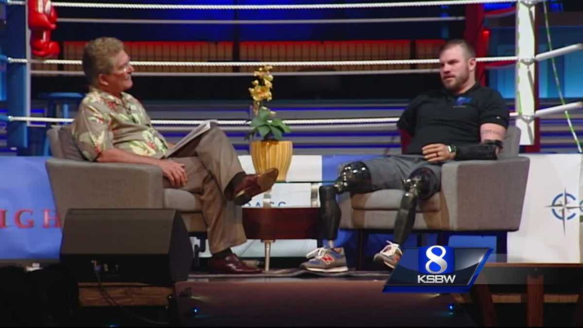Quadruple amputee and retired U.S. Army Sergeant shares his story in ...