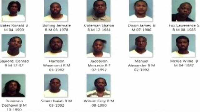 21 gang members arrested in big drug case