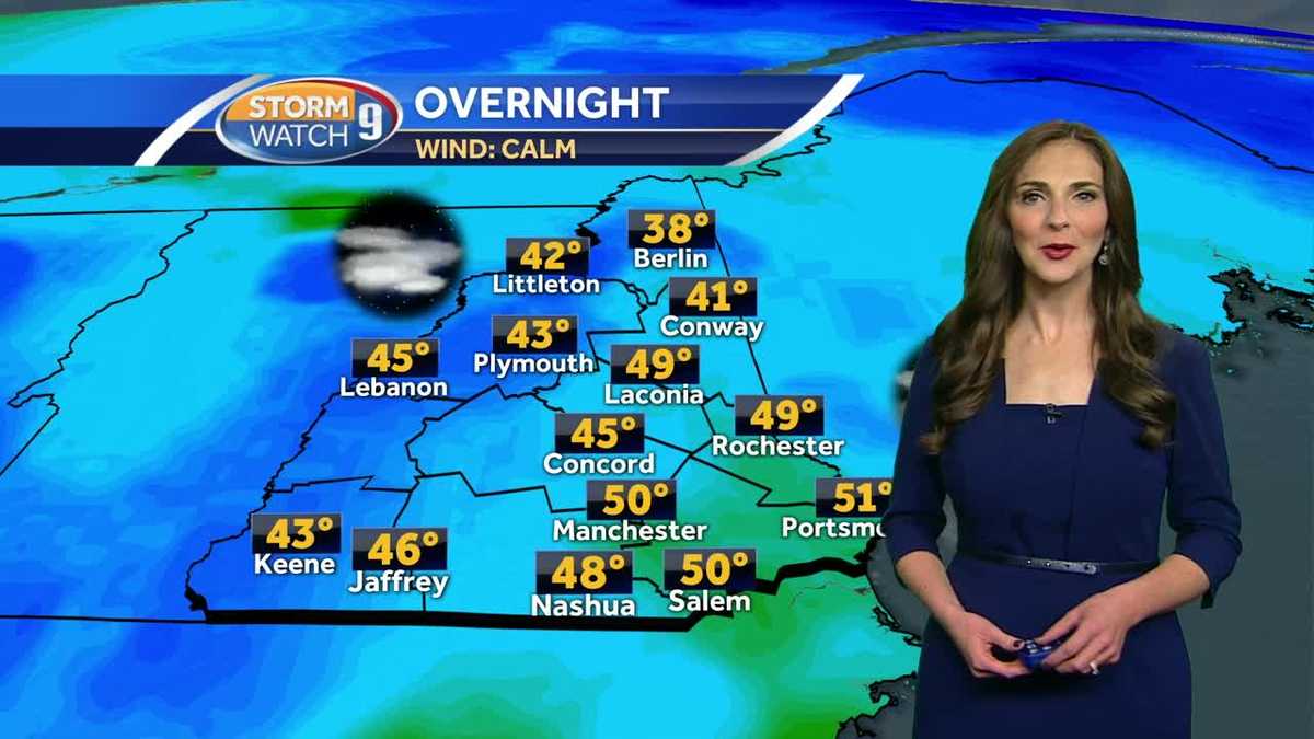 Watch: Dry On Monday, then wet weather moves in