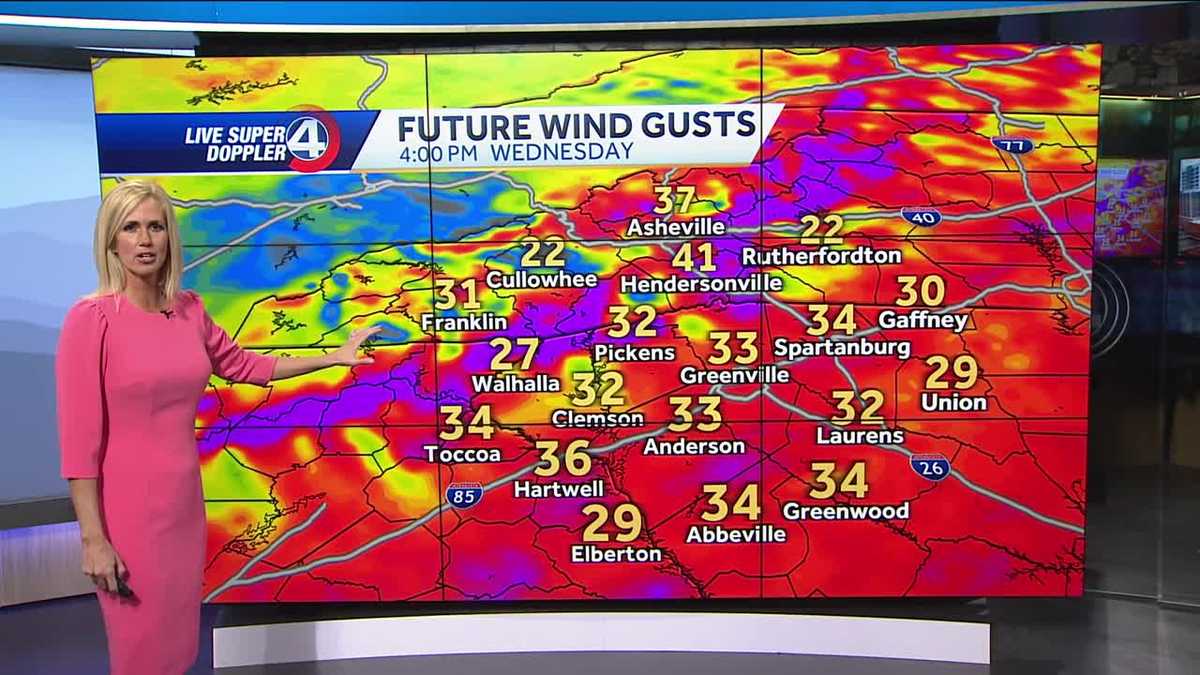 Gusty Wind and Rain This Afternoon