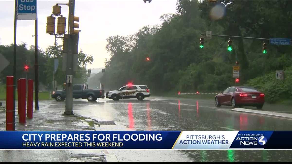 City of Pittsburgh prepares for weekend rainfall