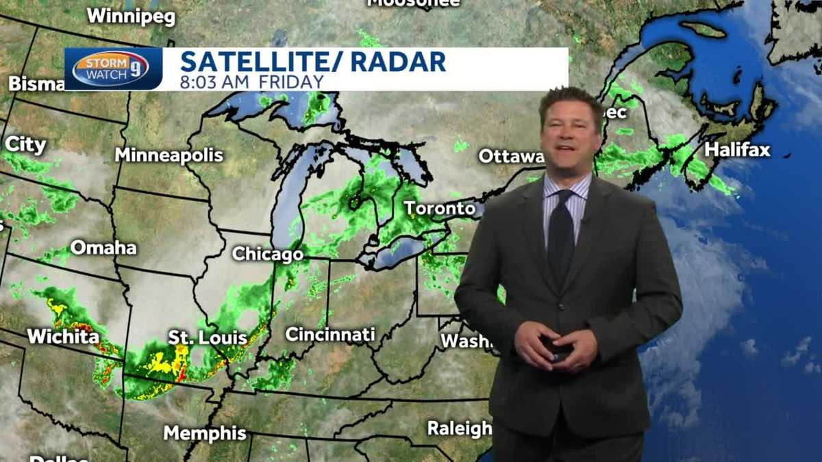Watch: Strong thunderstorms possible