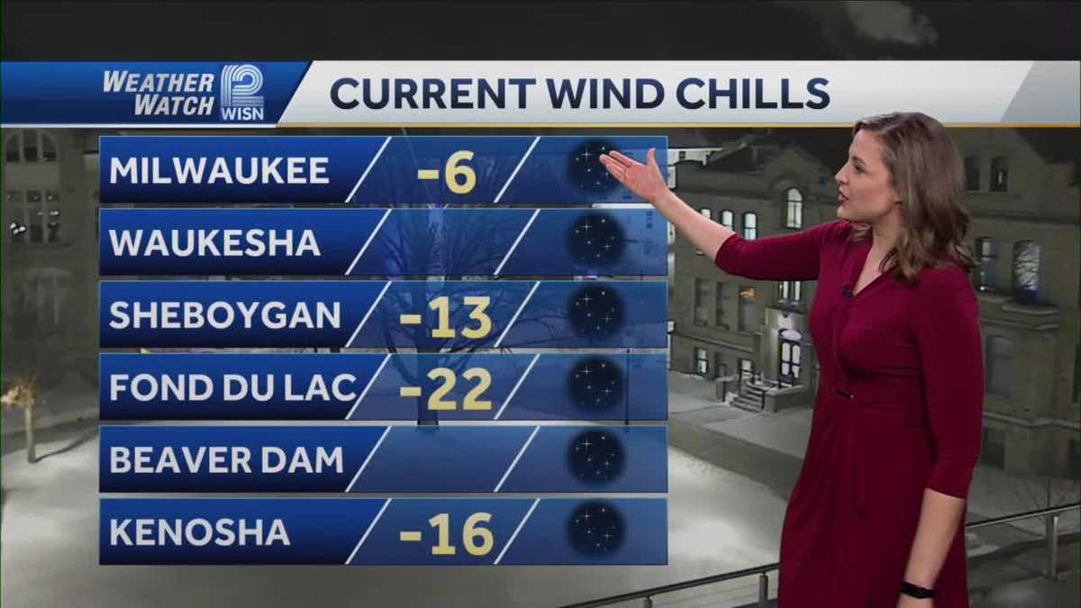 Tuesday Weather: Bitter Cold Wind Chills